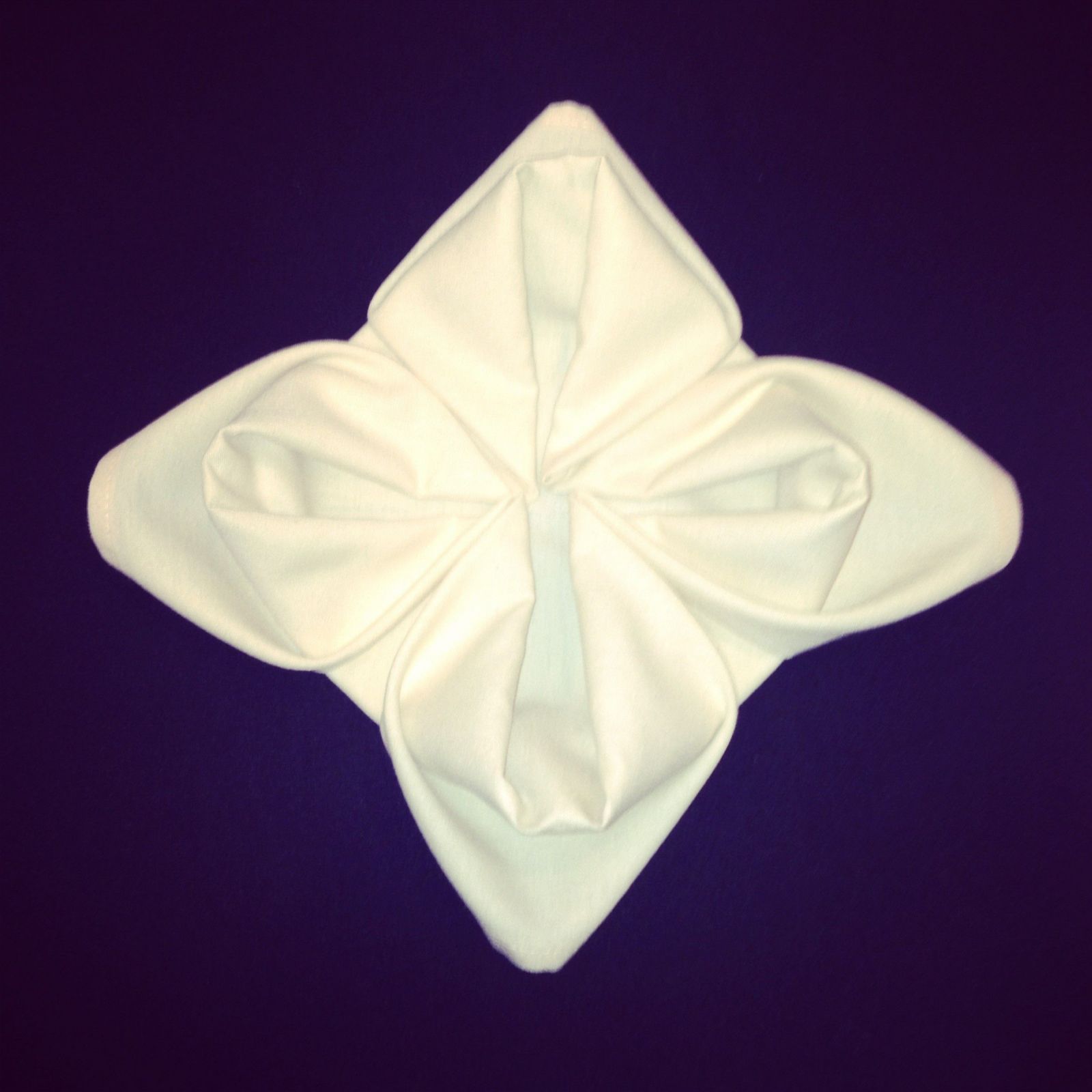 The Water Lily Napkin Fold. Tips for summer 2018. | Blog | Yotspot